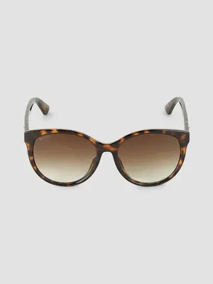 Gucci 56mm Cat-eye Sunglasses - Havana