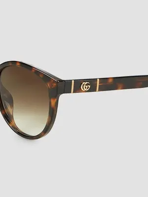 Gucci 56mm Cat-eye Sunglasses - Havana