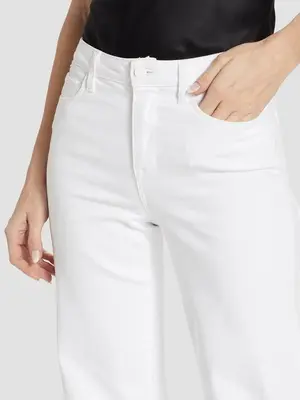 L'Agence Clayton High-rise Wide-leg. Jeans - Blanc