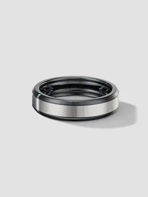 David Yurman Beveled Band Ring - Titanium