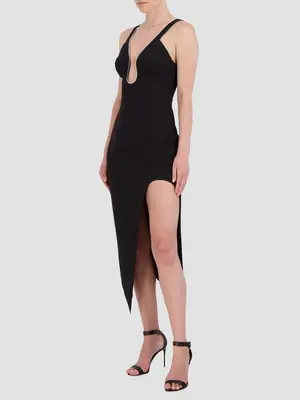 Bcbgmaxazria Embellished Sheath Midi-dress