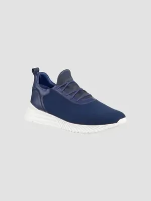 Stefano Ricci Calfskin Leather Sneakers - Navy