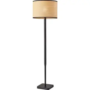 ADESSO Ellis Floor Lamp Black Wood