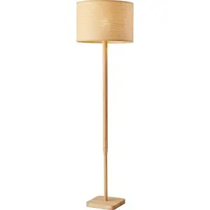 ADESSO Ellis Floor Lamp - Natural Wood