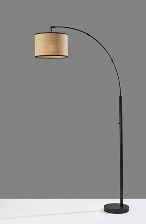 ADESSO Bowery Arc Lamp - Black