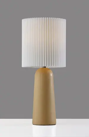 ADESSO Callie Table Lamp - Beige Ceramic