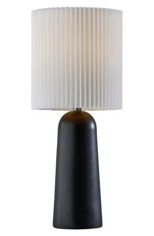 ADESSO Callie Table Lamp Black Ceramic