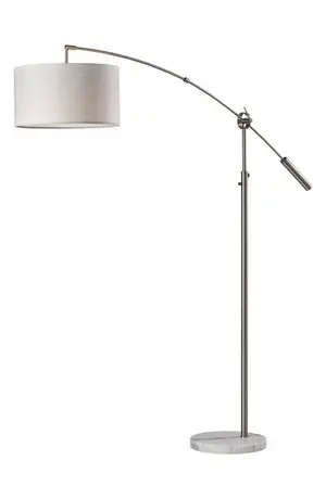 ADESSO Adler Arc Lamp - Brushed Steel