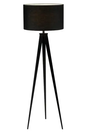 ADESSO Director Floor Lamp - Black
