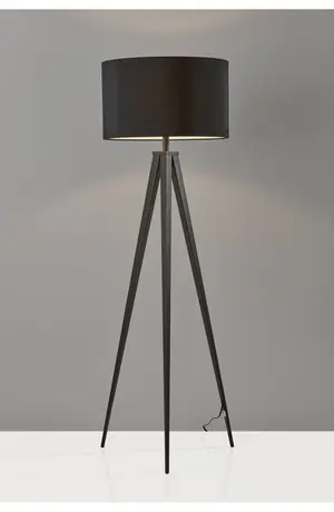 ADESSO Director Floor Lamp - Black