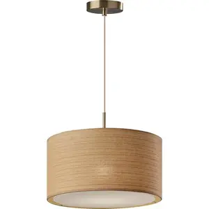 ADESSO Harvest Large Pendant Light - Antique Brass