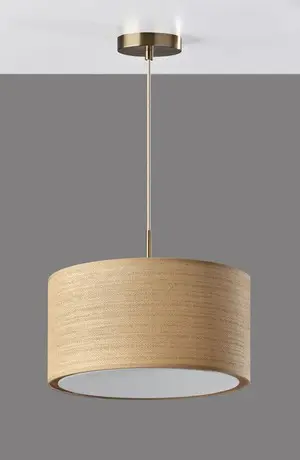 ADESSO Harvest Large Pendant Light - Antique Brass