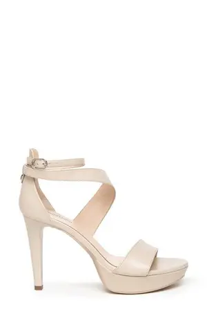 NEROGIARDINI Platform Sandal - Beige