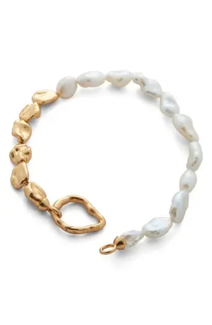Monica Vinader Keshi Pearl Necklace