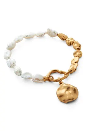 Monica Vinader Keshi Pearl Necklace