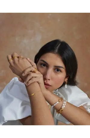Monica Vinader Keshi Pearl Necklace