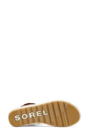 Sorel Cameron Flatform Sandal - Velvet Tan/chalk