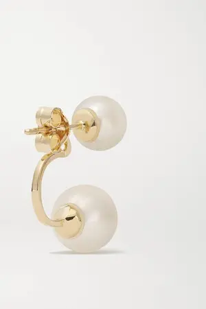 Mateo 14-karat Pearl Earrings - Gold