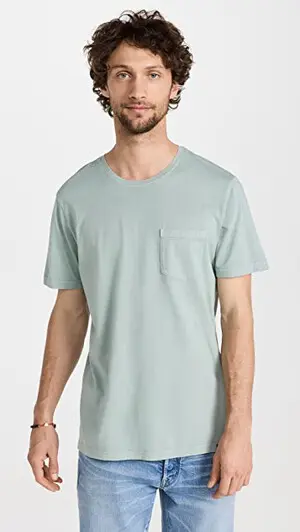Rails Johnny Pocket Tee Herer Green