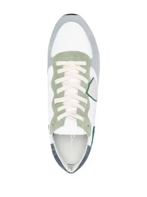 Philippe Model Tropez Low-top Leather Sneakers - White