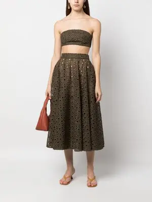 ATU BODY COUTURE Eyelet-detail Skirt