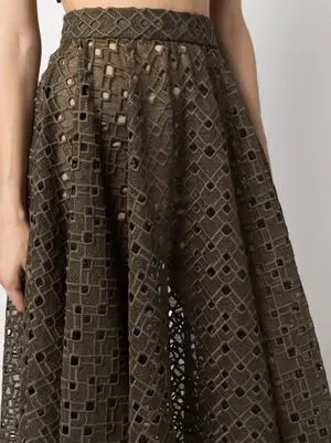 ATU BODY COUTURE Eyelet-detail Skirt