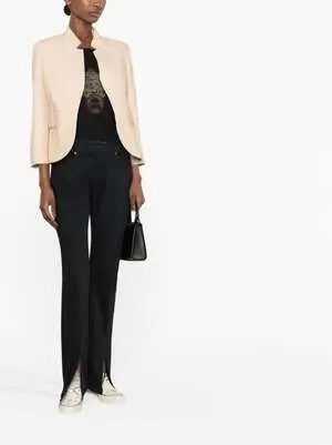 Zadig&Voltaire Verys Crinkled Leather Jacket - Neutrals