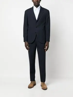 Brunello Cucinelli Long-sleeved Cotton Shirt - Blue