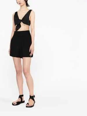 Red Valentino Tie-front Cropped Tank Top