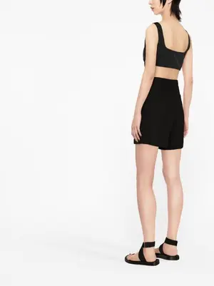 Red Valentino Tie-front Cropped Tank Top