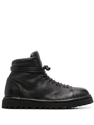 Marsèll Pallottola Leather Combat Boots - Black