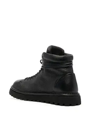 Marsèll Pallottola Leather Combat Boots - Black