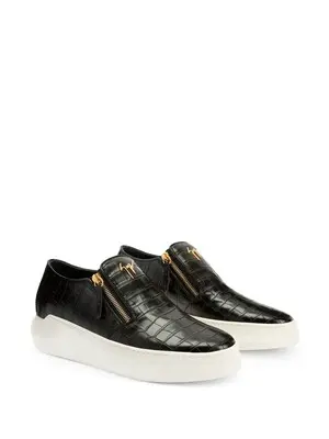 GIUSEPPE ZANOTTI Conley Zip Sneakers - Black
