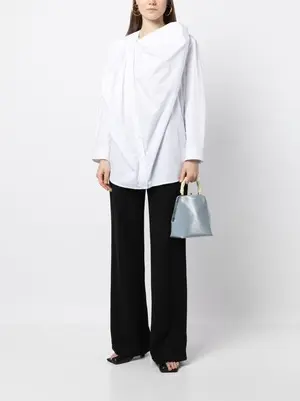 JNBY Bow-detail Long-sleeve Shirt - White