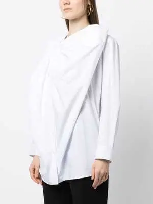 JNBY Bow-detail Long-sleeve Shirt - White