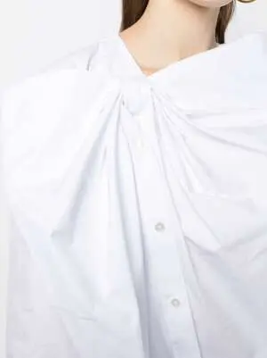 JNBY Bow-detail Long-sleeve Shirt - White