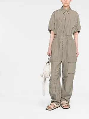 Brunello Cucinelli Zip-up Cargo Jumpsuit