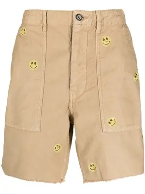 President's Smile-print Shorts - Neutrals