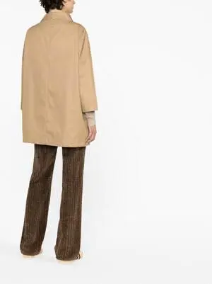 Herno Scarf-embellished Parka Coat