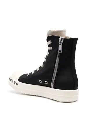 Rick Owens Stop Your Breath High-top Sneakers