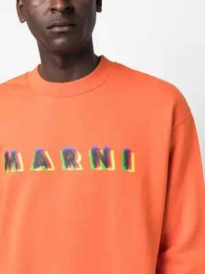 Marni Logo-print Cotton Sweatshirt