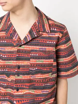 MAHARISHI Short-sleeve Organic Cotton Shirt