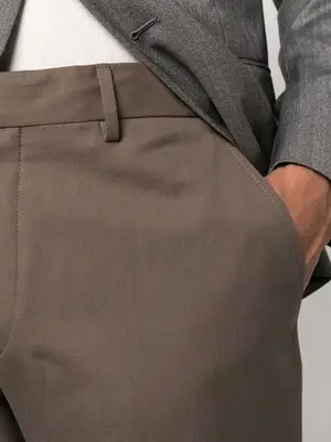Zegna Cotton Tailored Trousers