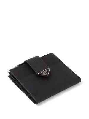 Prada Saffiano Logo-plaque Wallet