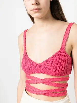 Alanui Palm Springs Knitted Top