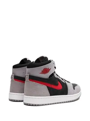 JORDAN 1 Zoom Air Comfort 2 /fire Red/ Cement Sneakers - Black