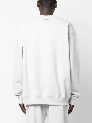 Sporty & Rich Slogan-print Cotton Sweatshirt