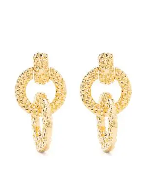Elisabetta Franchi Link Pendant Earring - Gold