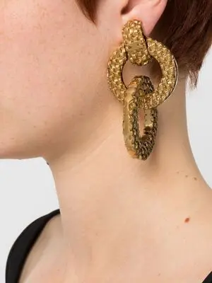 Elisabetta Franchi Link Pendant Earring
