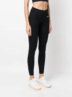 JIL SANDER Logo-print 7/8 Leggings - Black